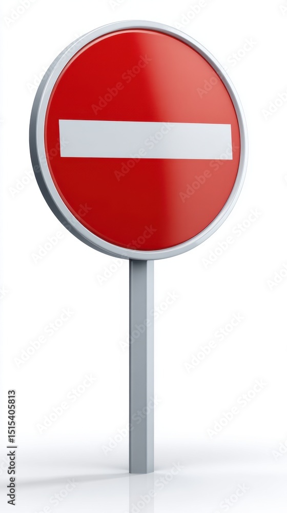 A stunning image of no entry road sign icon shape traffic prohibition ...