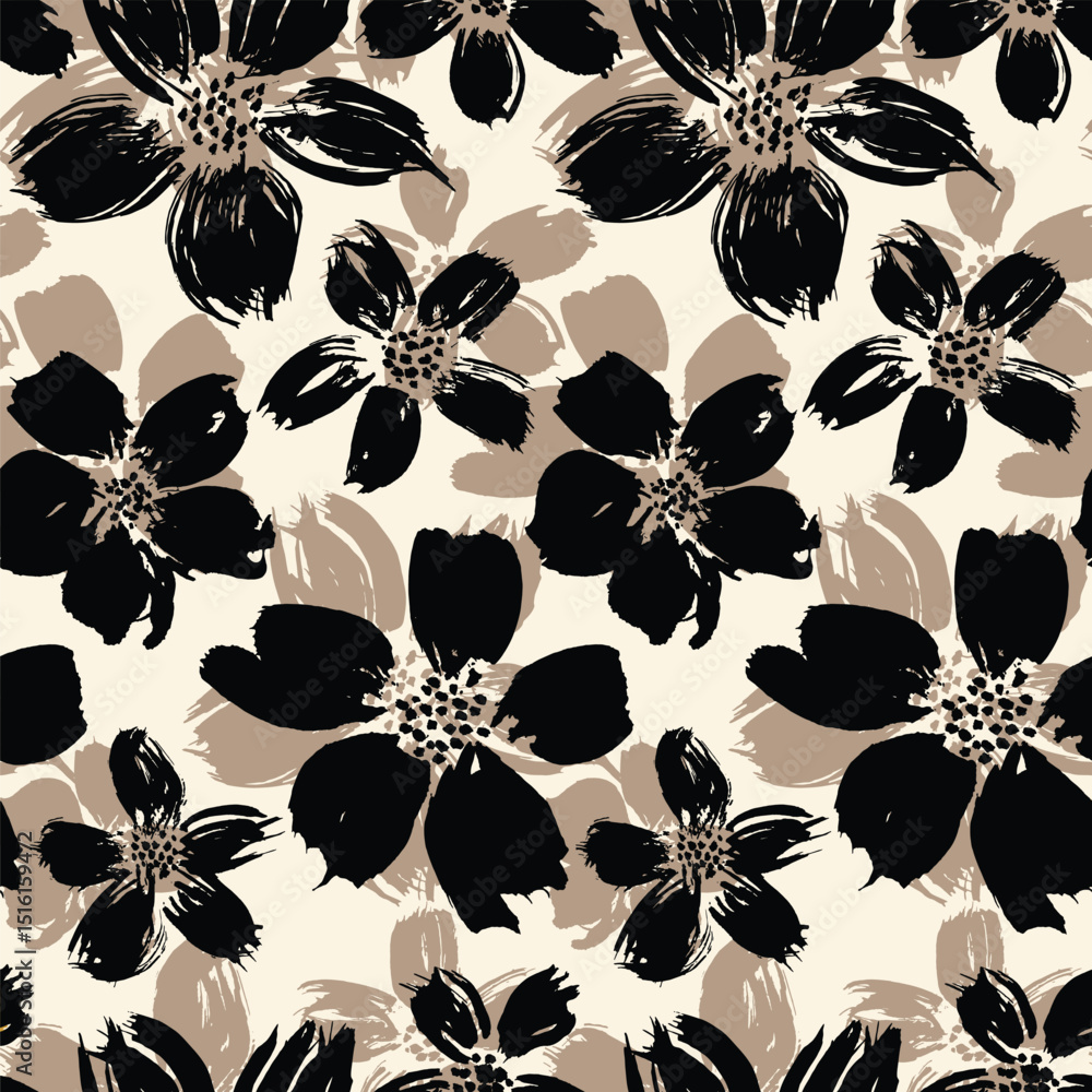 flower pattern for texture art