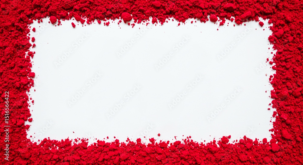 rectangle frame of kumkum powder use for Indian traditional god worship ...