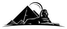 Criosphinx And Pyramids Free Stock Photo - Public Domain Pictures