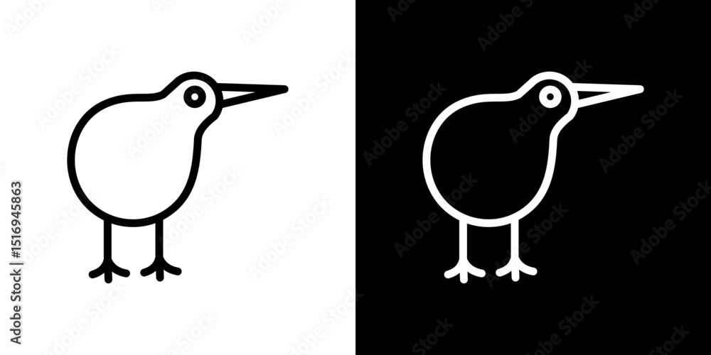 Kiwi bird icon symbol concept for graphic design, Website, UI. Svg ...