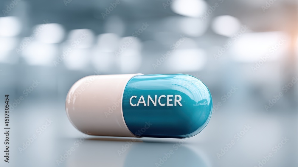 Cancer treatment technology concept. Medical and research advancements ...