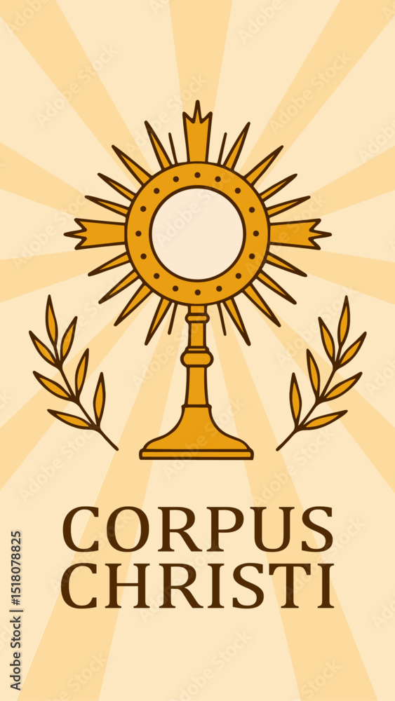 Corpus Christi vector illustration, Solemnity of the Most Holy Body and ...