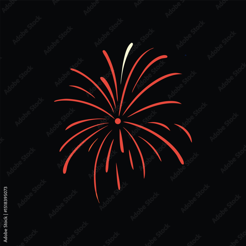 4th of July Fireworks SVG, Eps,Dxf,Ai and Png. Vector files ideal for ...