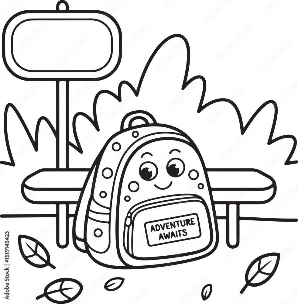 Fun Back to School Coloring Pages - Cute School Supplies, Classroom ...