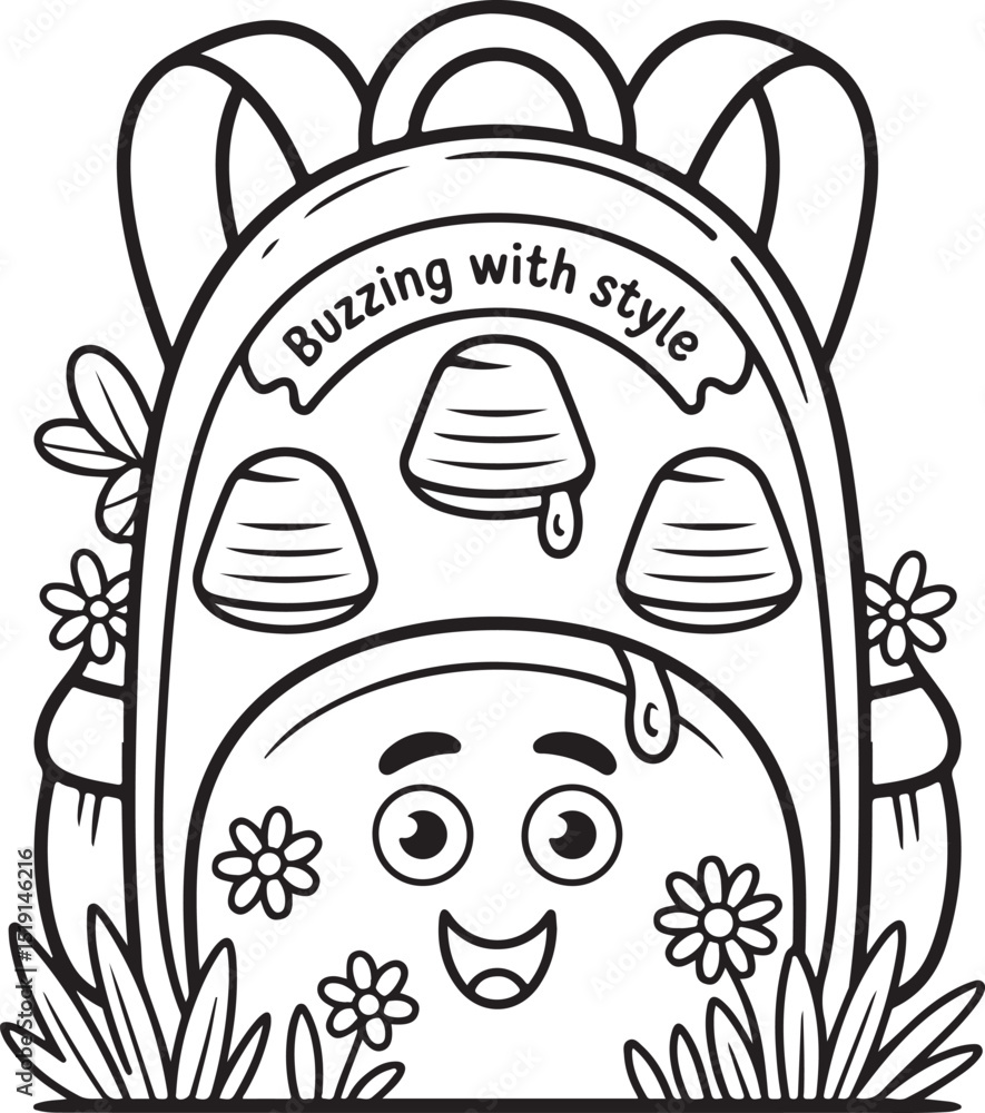 Fun Back to School Coloring Pages - Cute School Supplies, Classroom Scenes & Bus Designs for ...