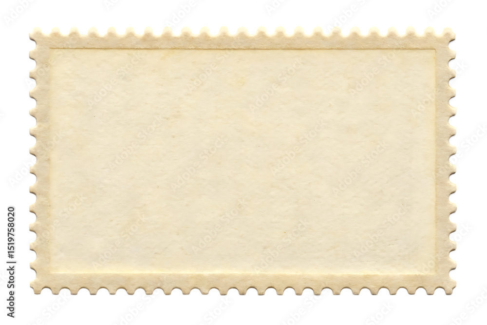blank postage stamp clean postage stamp isolated on white background ...