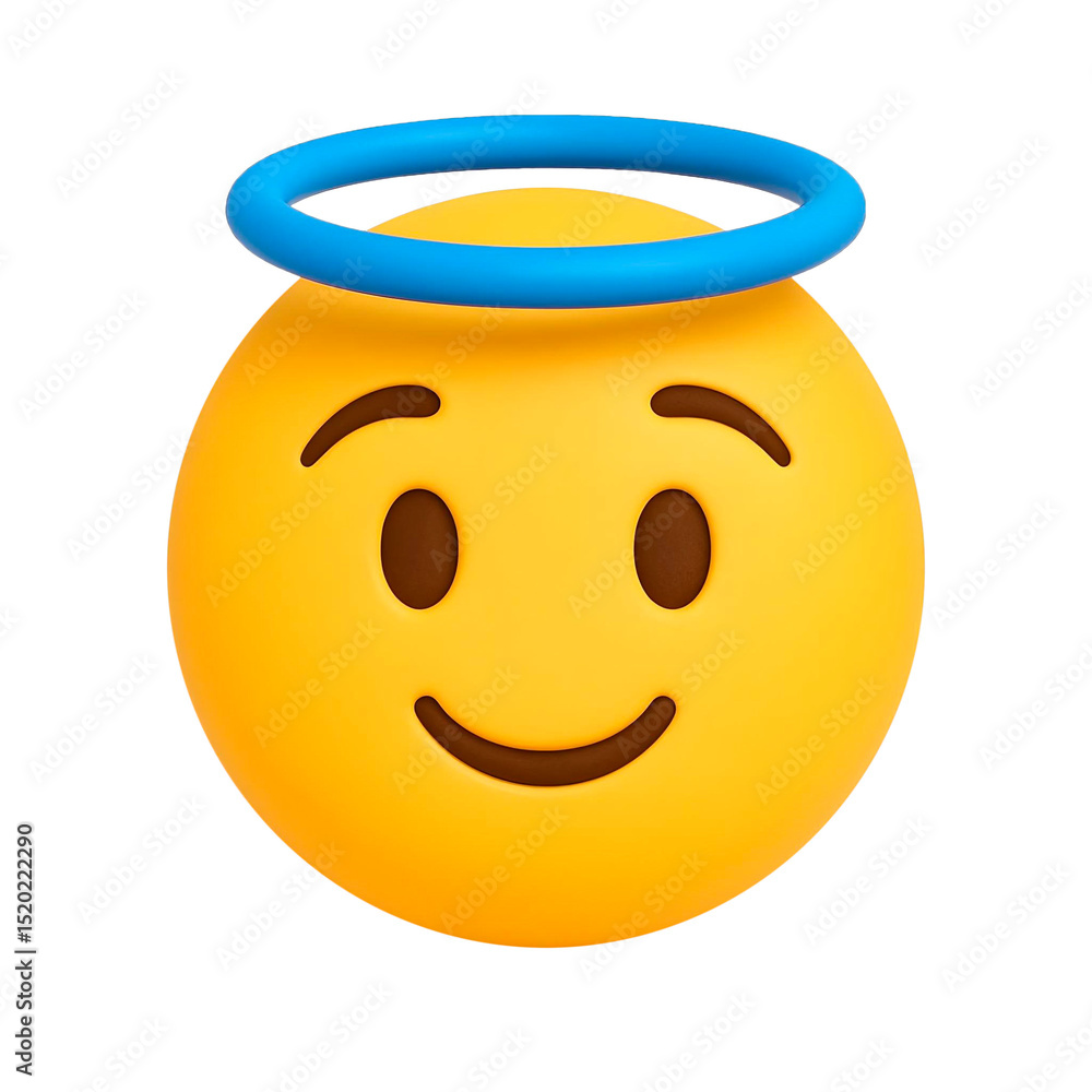 Ilustración de Stock cartoon halo emoji png angel face illustration ...
