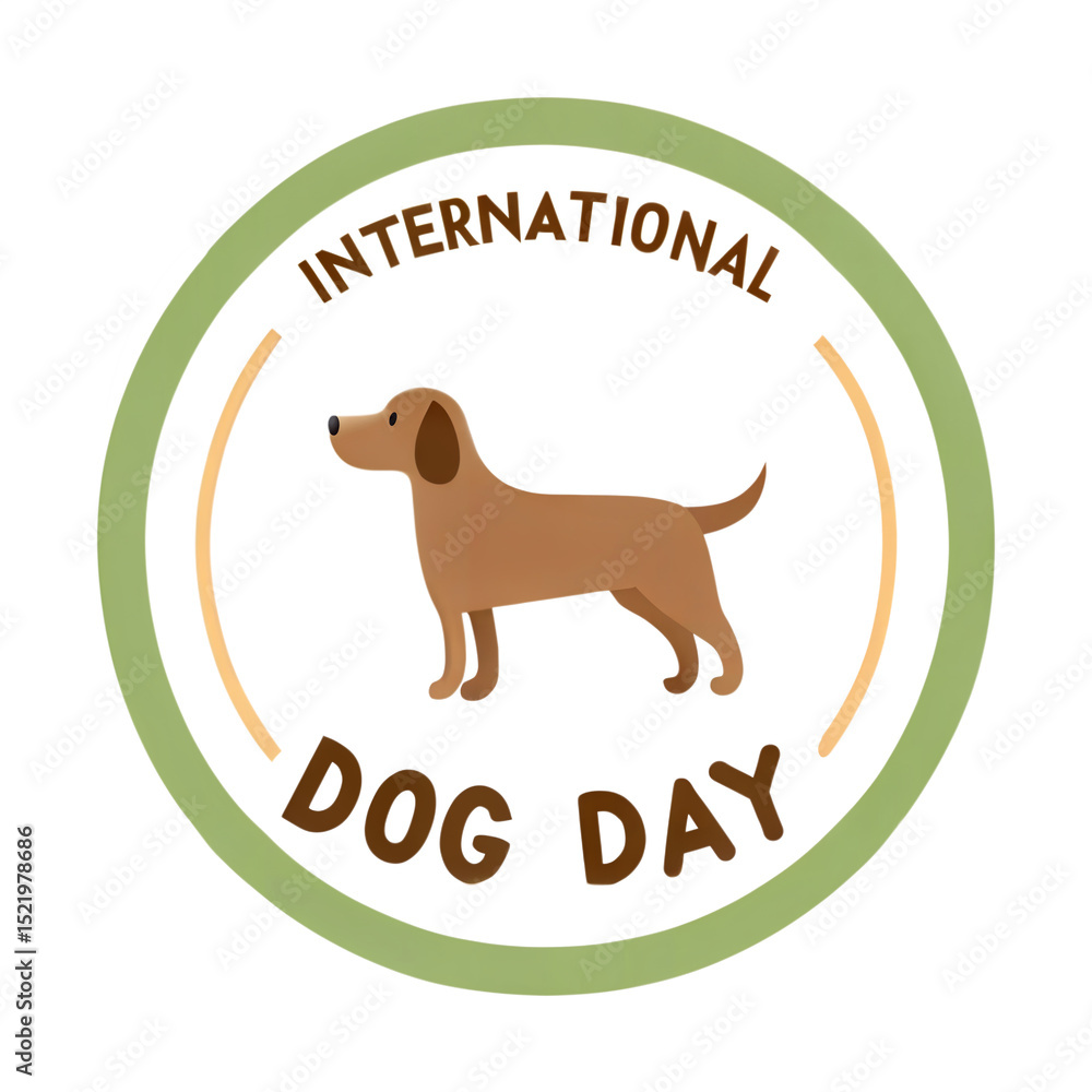 Dog, dogday, dogday logo png, international dog day logo. Stock ...