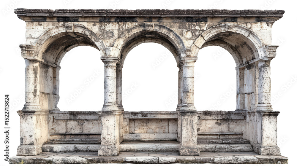 Ancient Roman bath structure Transparent background, PNG file Stock ...