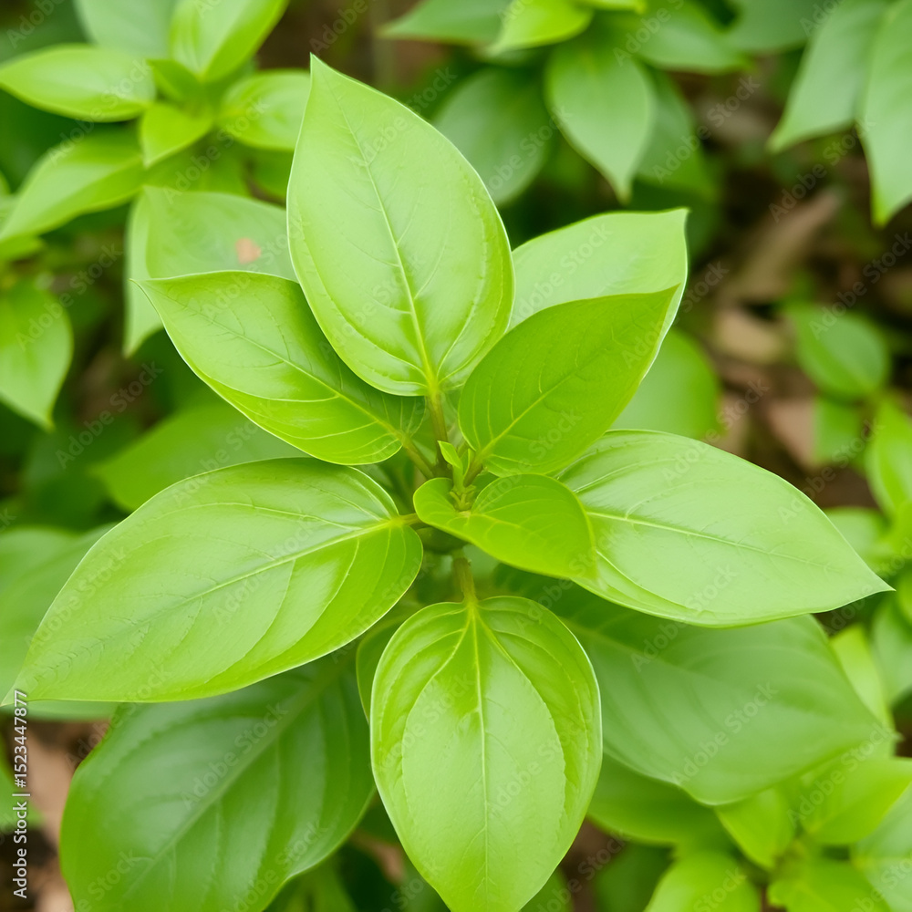 View Of Green Leaves Of Amrutha Balli Or Giloy Or Indian Tino Sora Or ...