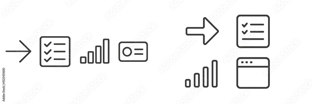 Flowchart illustrating data processing and analysis with checklists and ...
