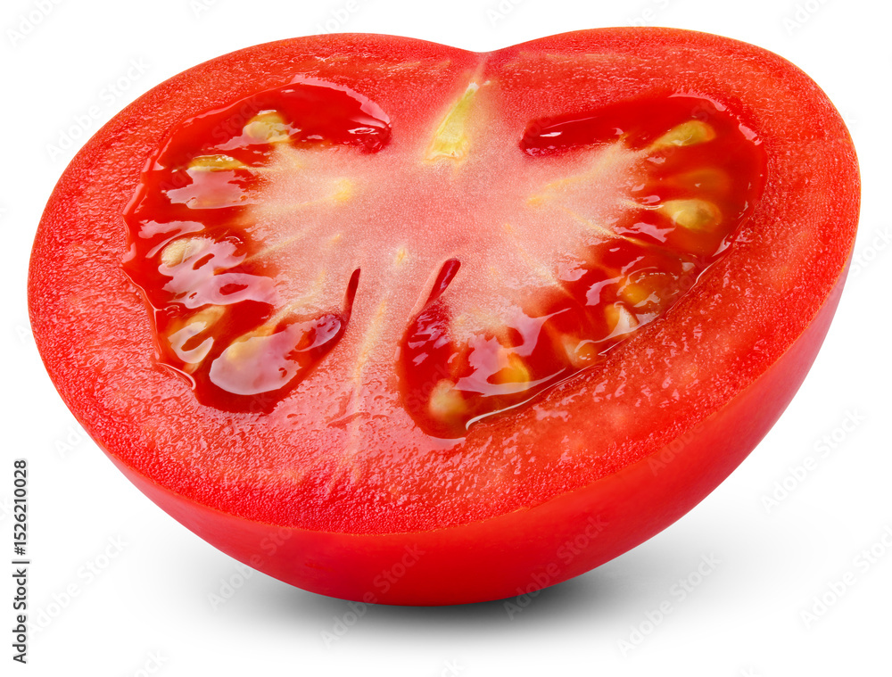 Photo Stock Tomato isolated png. Tomato half on transparent background ...