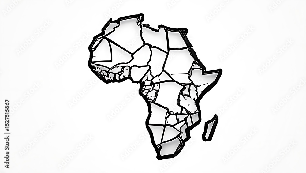 Exploring the Diverse Countries of Africa A Detailed Map of the African ...