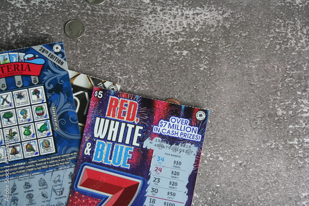 WASHINGTON, USA: June 11, 2025, A US Lotto Dig-Up is placed with ...