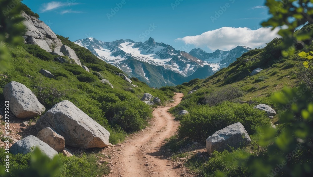 Scenic views along Cascade Pass Trail in North Cascades National Park ...