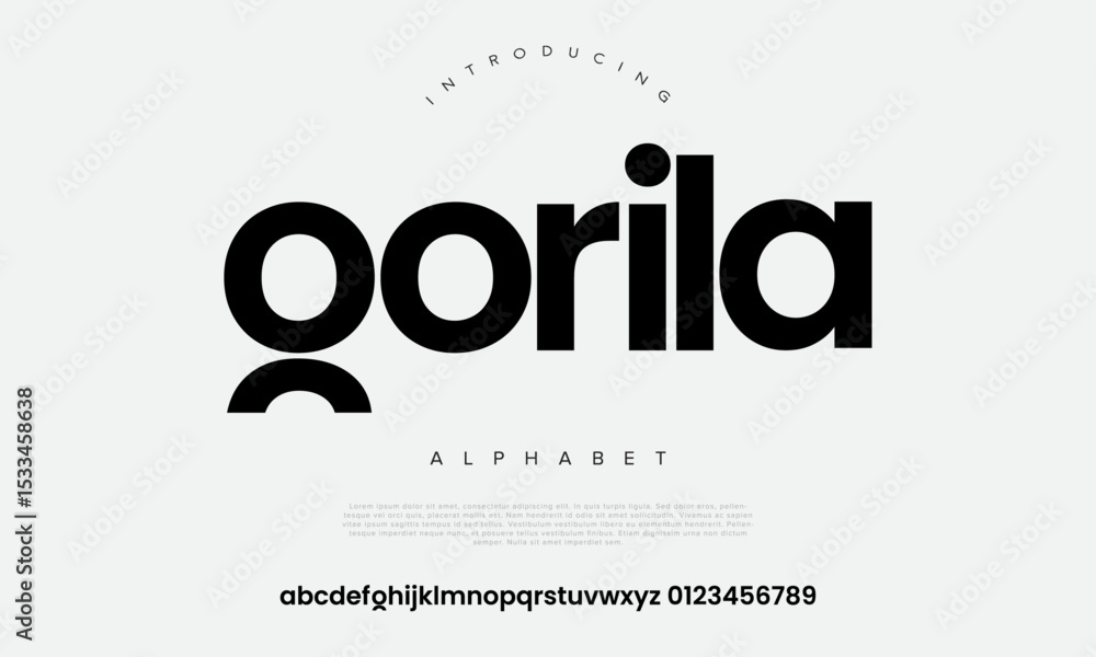 Chunky and modern sans serif font with a playful touch, ideal for bold ...