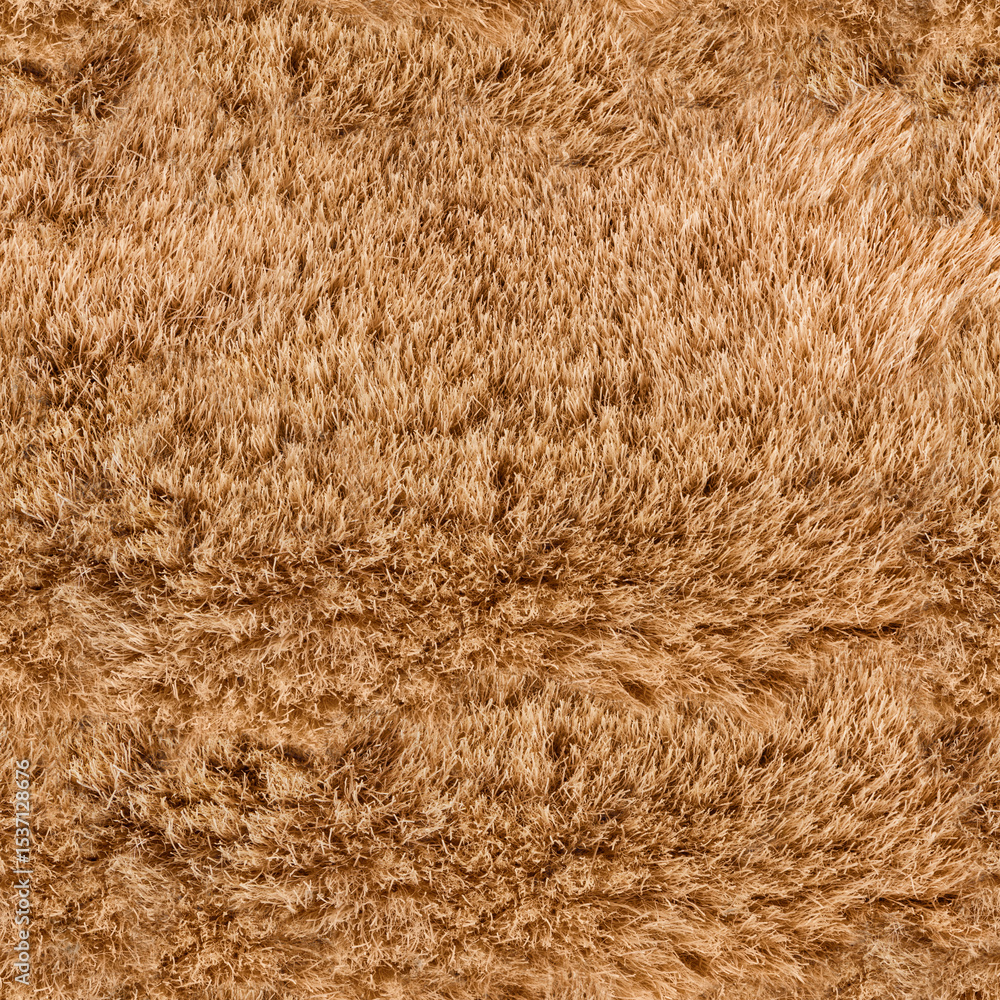 Seamless 4k photo texture of light brown fur material. Stock Photo ...