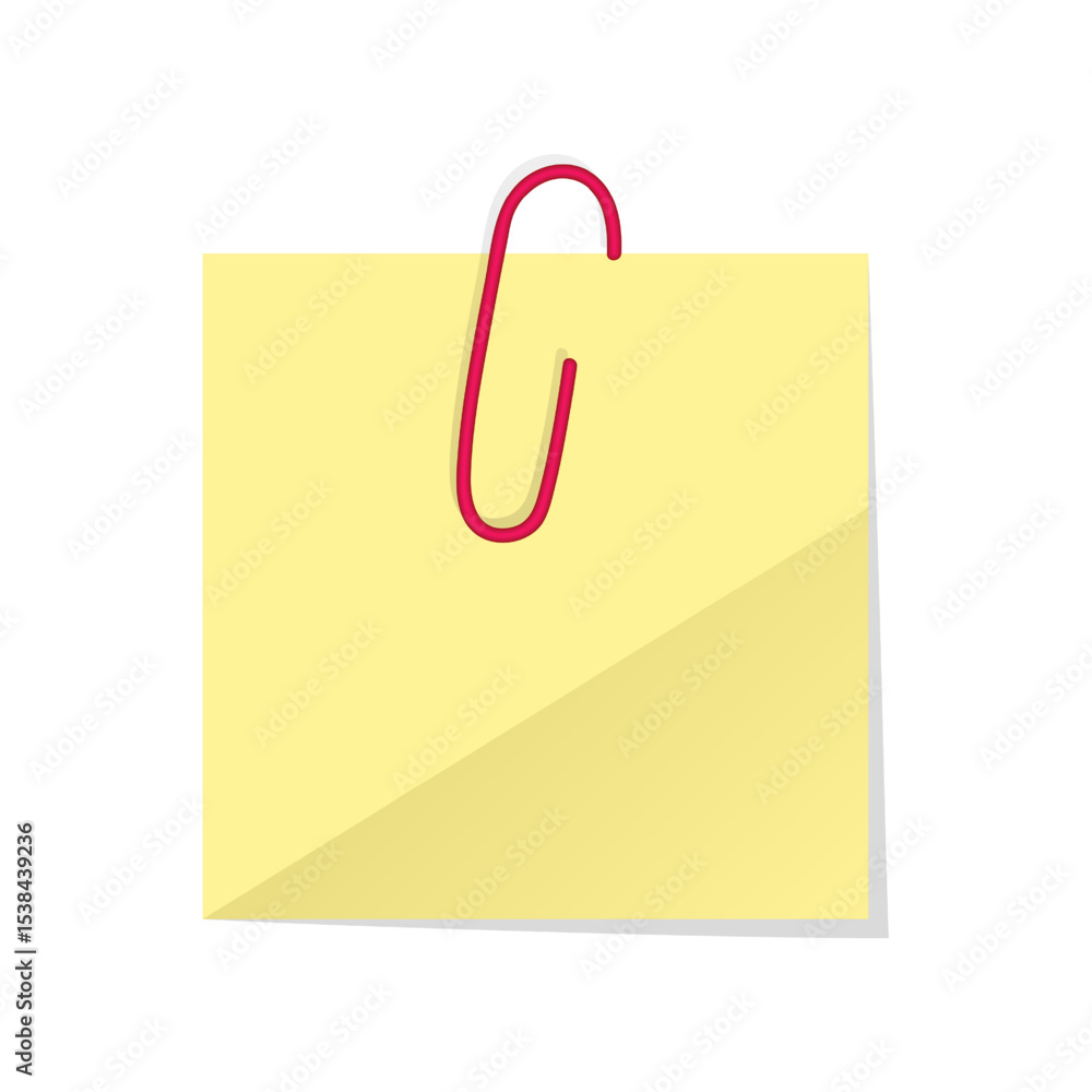 Memo note with pushpin Vector format Stock Vector | Adobe Stock