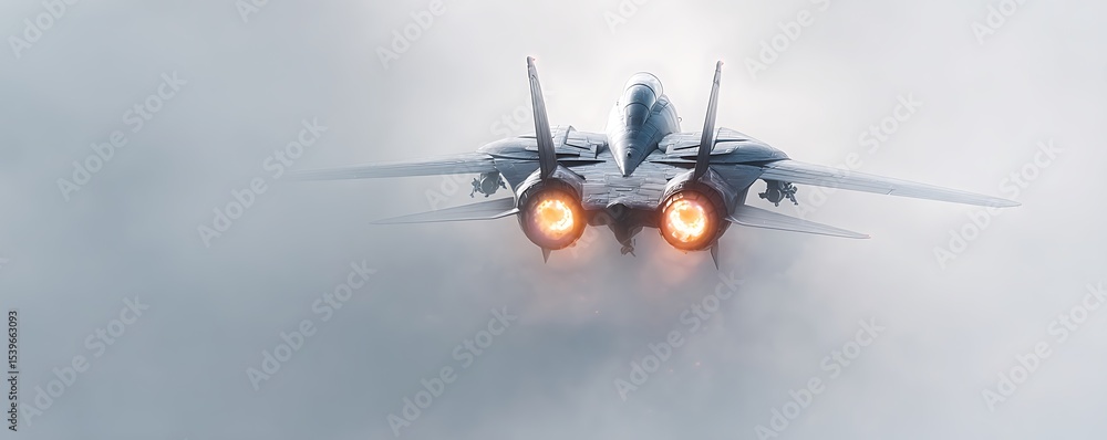 Стокове фото Blazing Power: Close-Up of a Fighter Jet Engine in Full ...