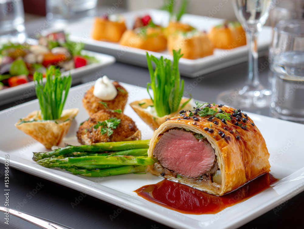 Exquisite Beef Wellington – Golden Puff Pastry with Truffle Duxelles ...