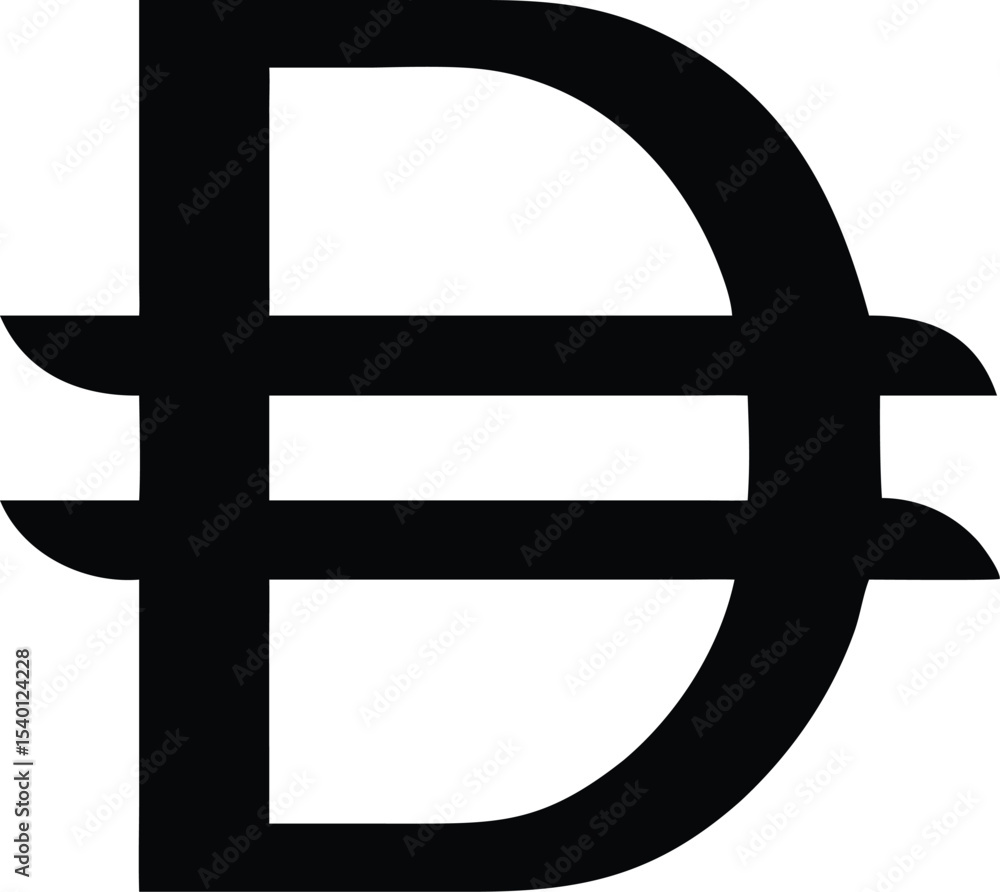 Vector de Stock UAE Dirham symbol vector illustration, Dirham Currency ...