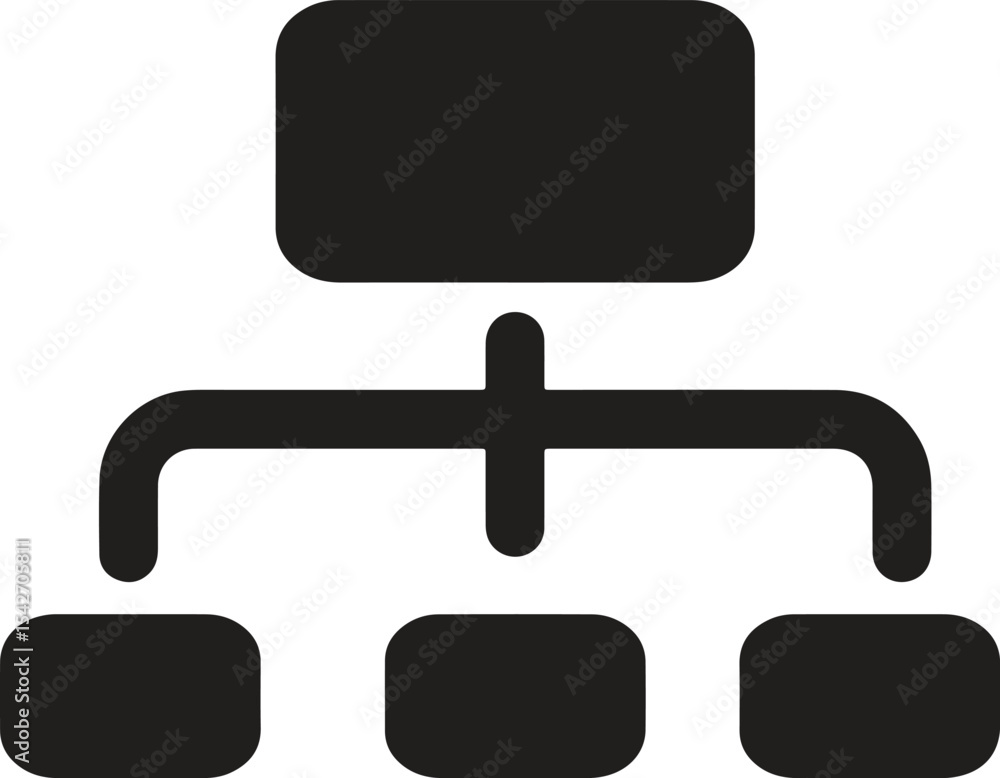 Hierarchical Structure Diagram Organization Chart, Network, Tree ...