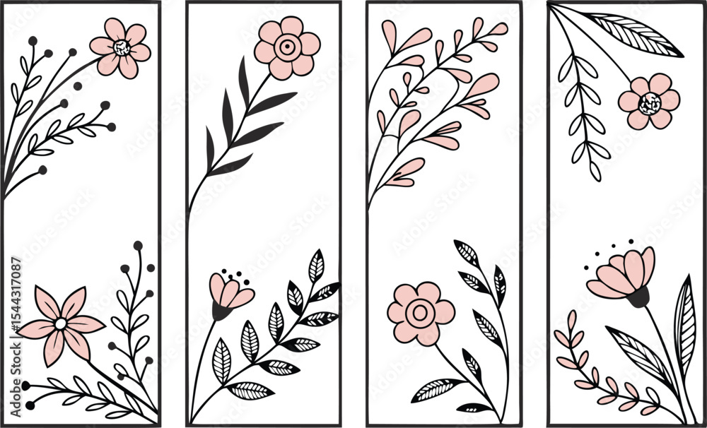 Стоковое векторное изображение «Elegant Card Border Design Collection ...