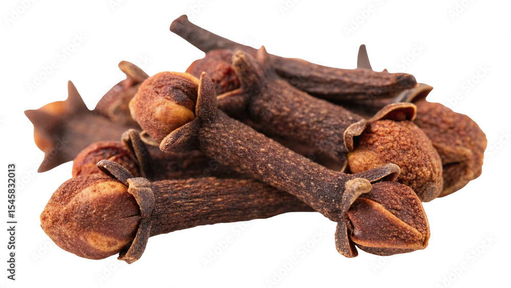 Exploring the aromatic spice of cloves a close up view of dried clove ...