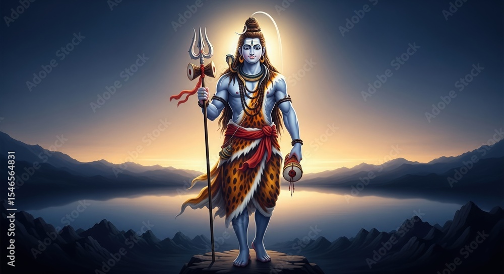 Lord Shiva Mahadev Shankar Neelkanth Adiyogi 4K HD Desktop Laptop ...