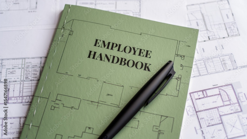 A Comprehensive Employee Handbook Featuring Floor Plans and Guidelines ...