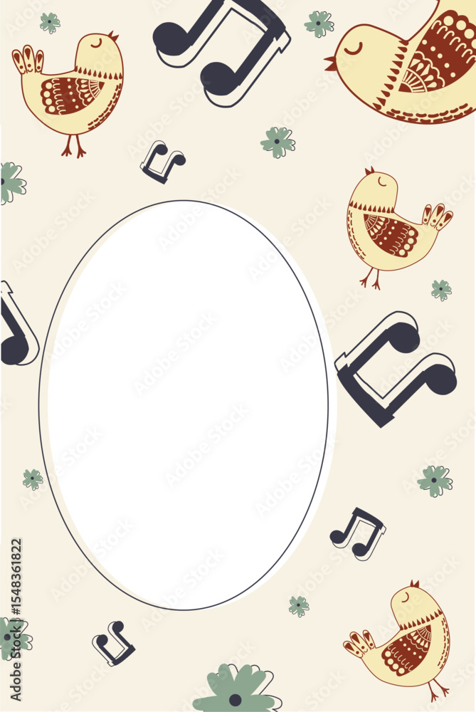 background, sample, poster; announcement; leaflet; playbill; oval text ...