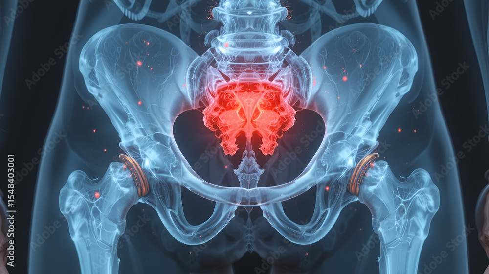 X-Ray of Pelvis - Fla source file available - Structure of the pelvis ...