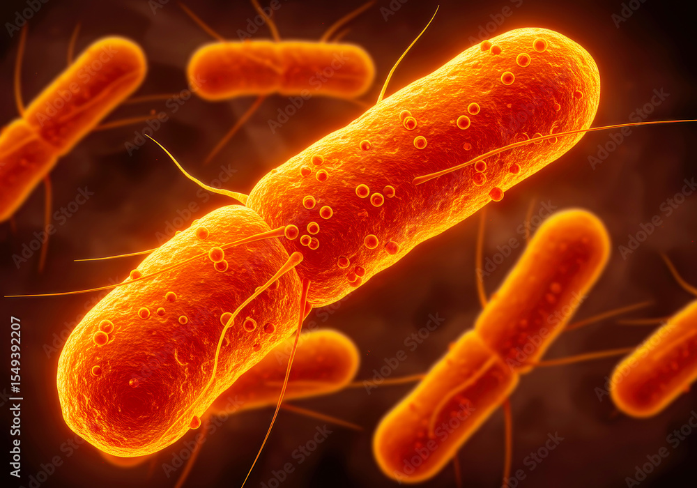 Visualizing C. difficile: This 3D illustration reveals the structure of ...