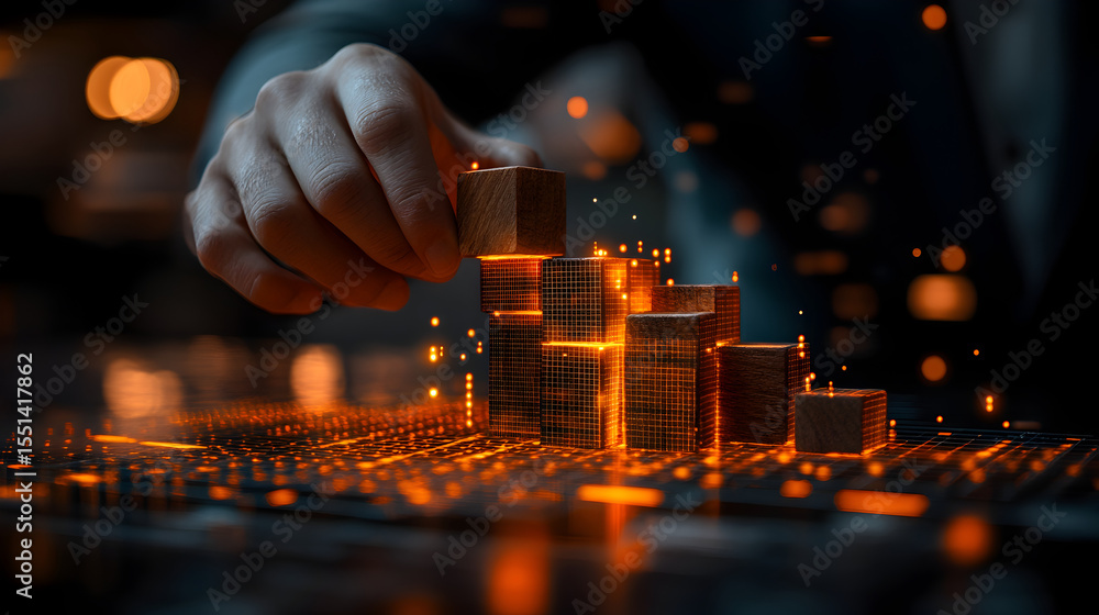 Illustration depicting business agility through smart strategic ...