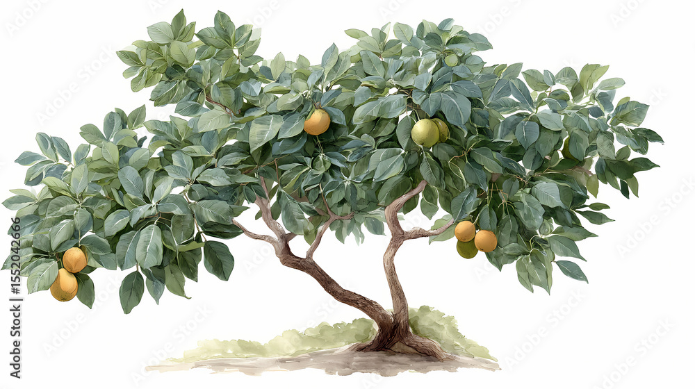 Sacred Bael Tree – Bael Tree with Trifoliate Leaves and Medicinal ...