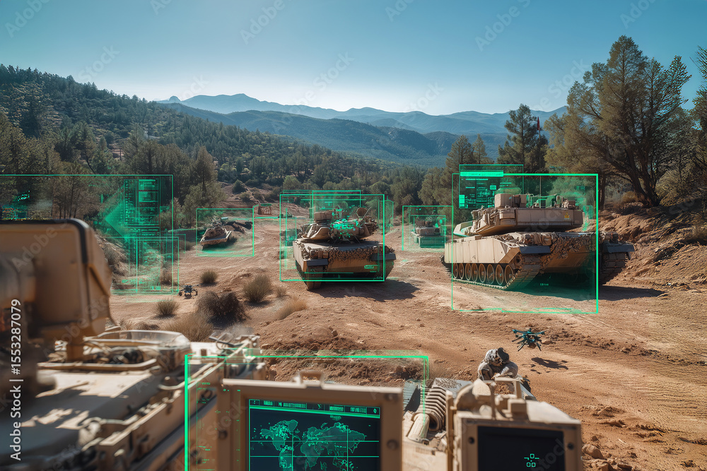 Modern Battlefield Simulation Stock Photo | Adobe Stock
