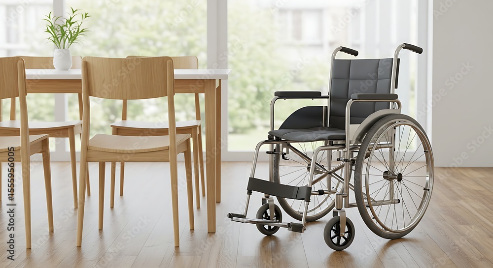 Modern Home Featuring Design for Diverse Mobility Needs Stock Photo ...