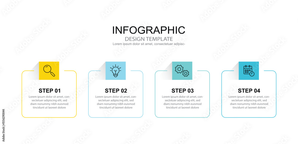 Infographic 6 options design elements for your business data. Vector ...