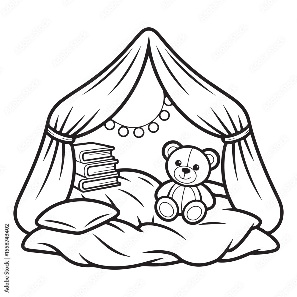 Little Corners of Comfort: Cute & Cozy Coloring Book for Relaxation and ...