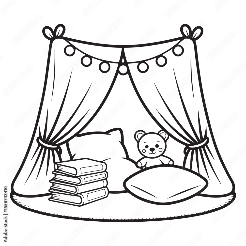 Little Corners of Comfort: Cute & Cozy Coloring Book for Relaxation and ...