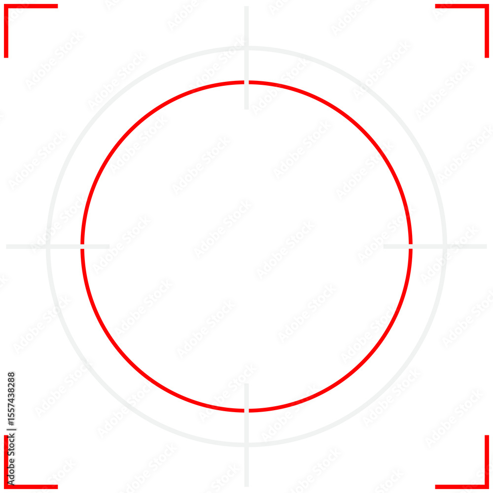 Target focus aim crosshair precision accuracy bullseye targeting scope ...