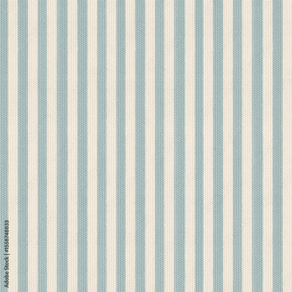 Foto de Stock Light blue and cream vertical stripe seamless pattern ...