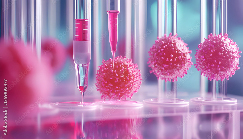 Targeted Personalized Medicine Injection on Cancer Cell Model in Lab ...