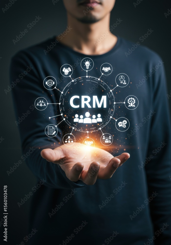 Customer Relationship Management (CRM) Stock Photo | Adobe Stock
