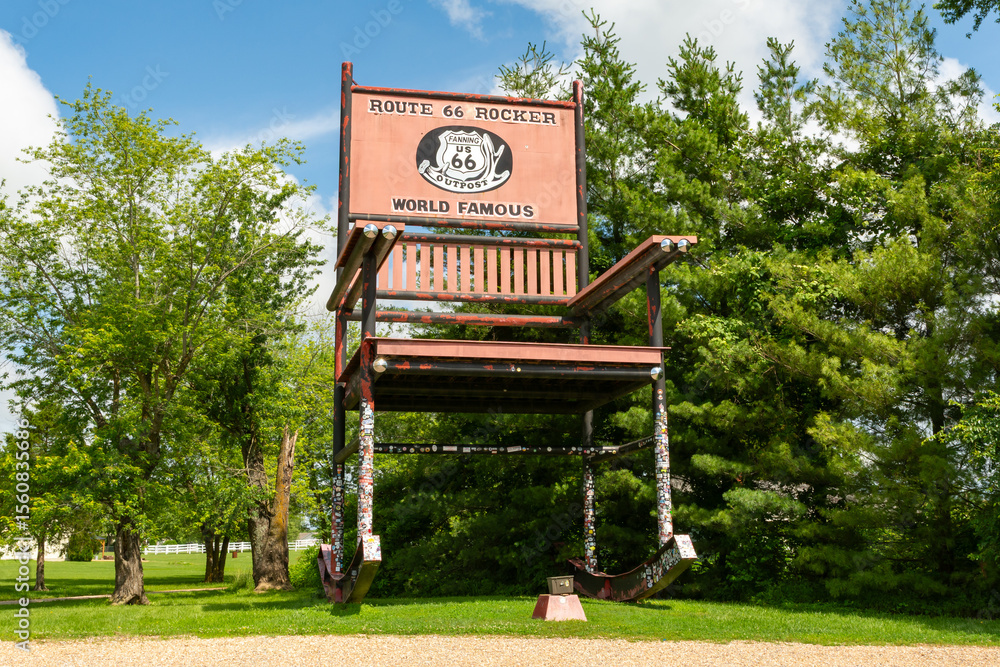 Foto Cuba, Missouri, USA - June 17th 2025 - The former (2008-2015 ...