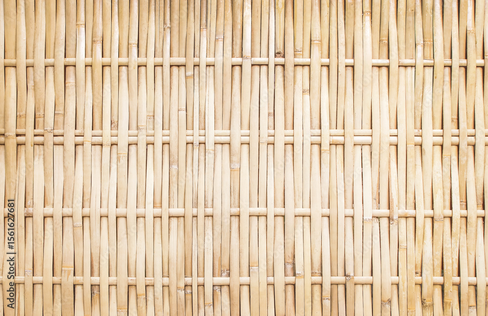 old grungy thai handcraft of bamboo weave pattern fence. Stock Photo ...