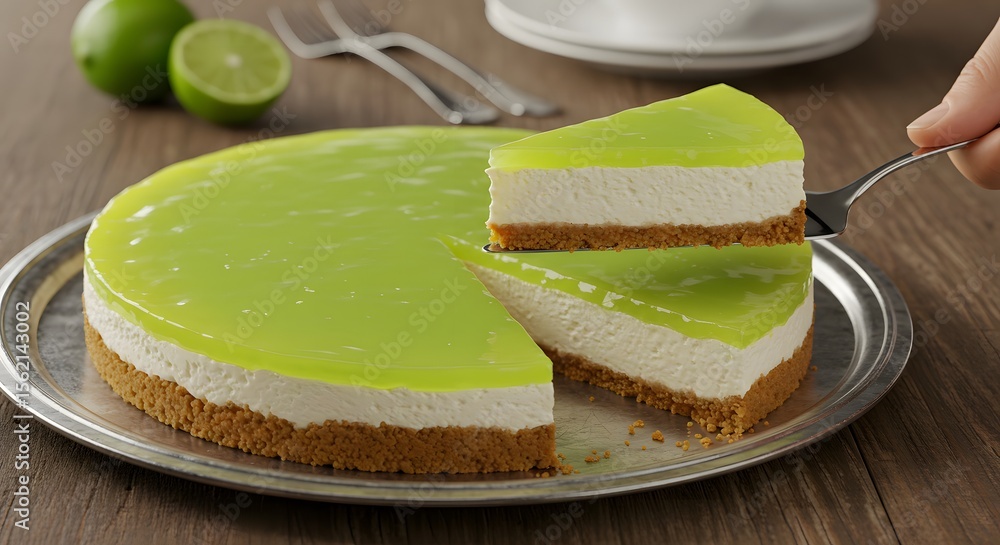 Key lime cheesecake recipe easy no bake dessert with graham cracker ...