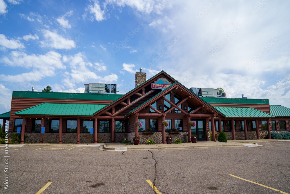 Owatonna, Minnesota - June 21, 2025: Exterior of the last remaining ...