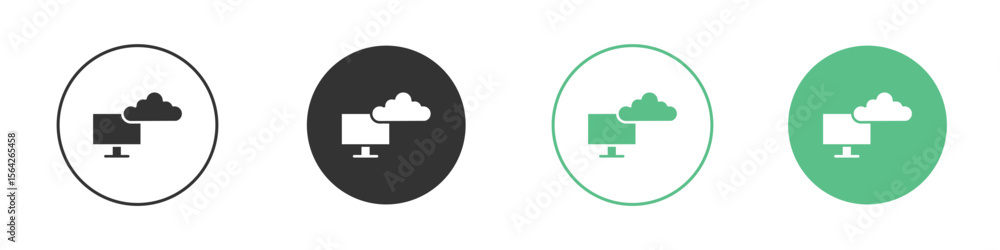 edge computing icon symbol illustration doodle set. EPS10 Stock Vector ...